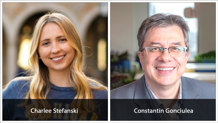 Image of Charlee Stefanski and Constantin Gonciulea